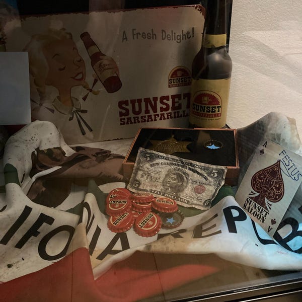 Sunset Sarsaparilla Root Beer Glass Bottle Prop - Etsy