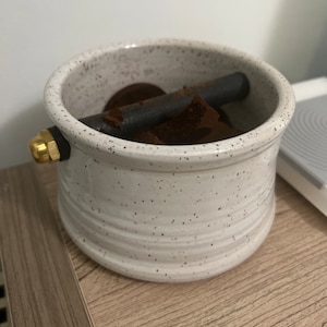 Knock Box Handmade in Ceramic Porcelain With Black Glaze - Etsy