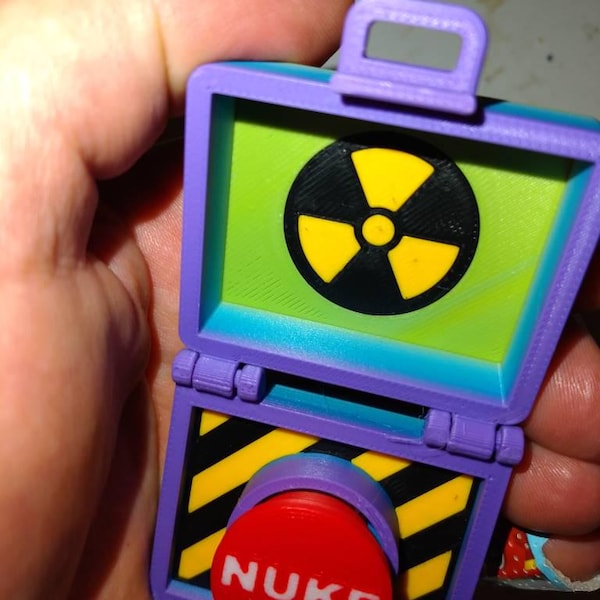 Nuke Briefcase Clicker Toy – Loud Mechanical Switch Fidget – Spy Toy ...