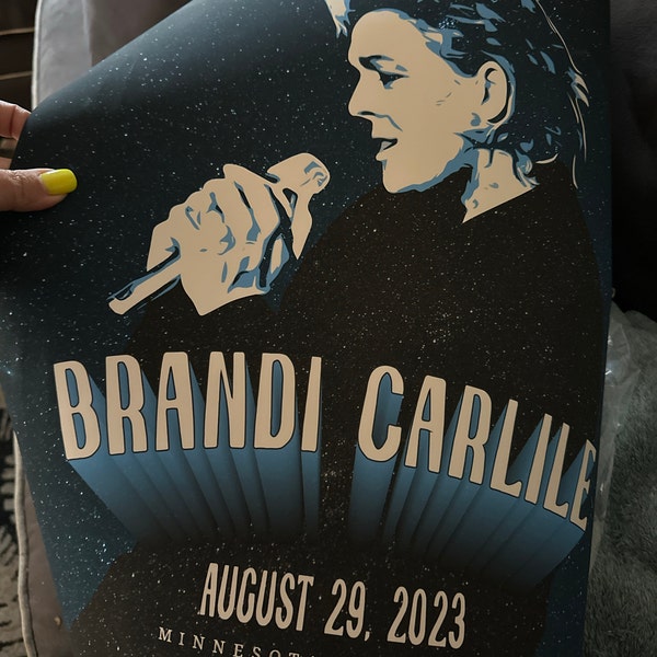 Brandi Carlile Poster Madison, WI Concert Commemorative Digital Art ...
