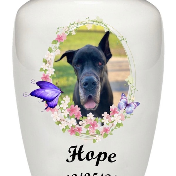 Personalized Funeral Cremation Urn - Custom Photo Urn - Upload Picture ...