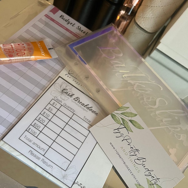 Cash Breakdown | Bank Slips | Reusable Teller Slip - Etsy