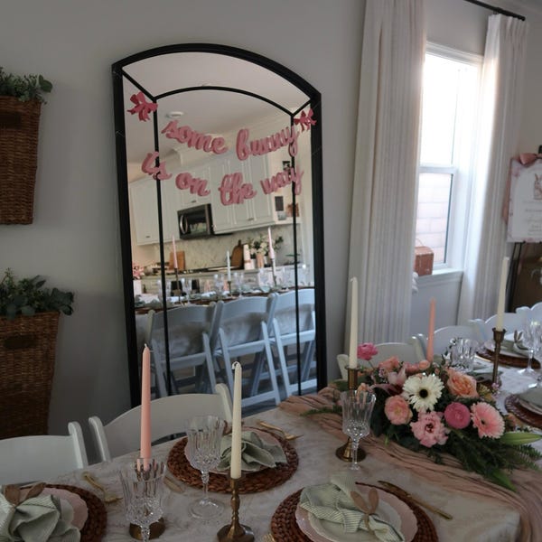 Congrats Grad, Graduation Banner, Coquette Themed Graduation, Pink ...