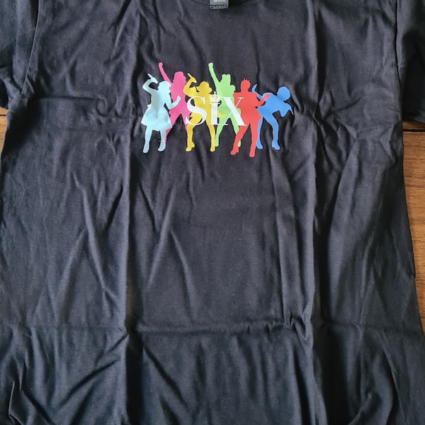 SIX the MUSICAL Tee Shirt - All Sizes Xs to Xxxl + Children's - Etsy