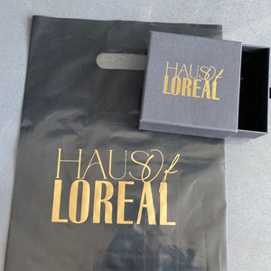 50 ivory color custom personalized embossed logo printing | Etsy