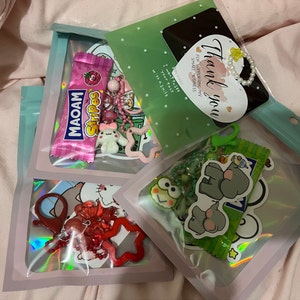 Cute Handmade Pastel Pink Kawaii Teddy Bear Keychain, Keyring, Bag ...