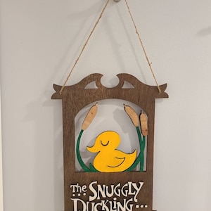 Snuggly Duckling Sign - Etsy