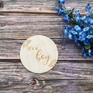 It's A Boy Sign It's A Boy Wood Sign Gender Announcement Gender ...