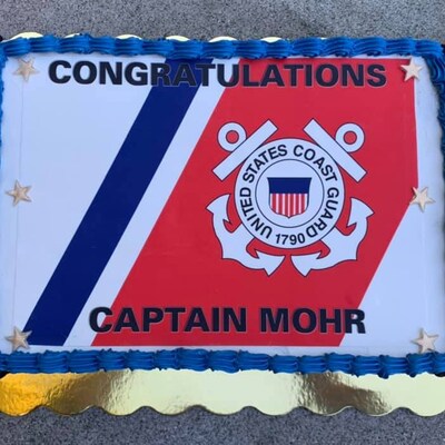 COAST GUARD Edible Birthday Party Cake Topper 1/4 Sugar Sheet Custom ...
