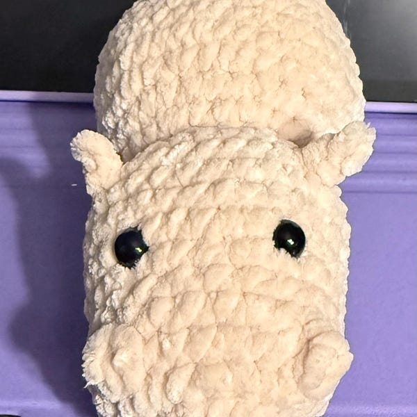 Happy the Hippo, NO-SEW Crochet Amigurumi PDF Pattern, Adorable Cute ...