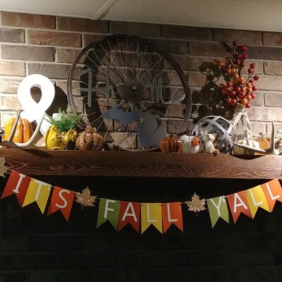It's Fall Y'all Banner, Fall Banner, Autumn Banner, Fall Garland ...