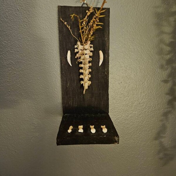 Made to Order : Primitive Sigil Deer Jawbone Ritual Knife - Etsy