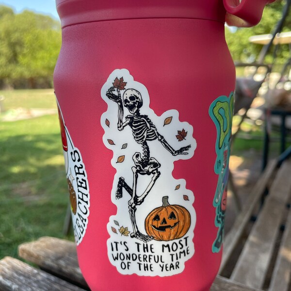 Book Lover Sticker, Book Sticker, Skull Stacked Books Sticker, Book ...