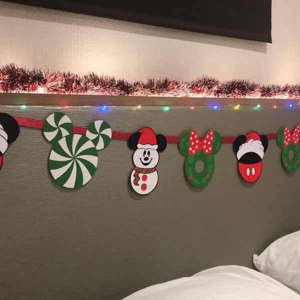 Disney Holiday Banner | Mickey Christmas Decoration | Disney Christmas ...