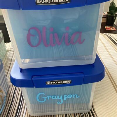 Vinyl Storage Labels Custom Organization Labels Bin Labels Storage ...