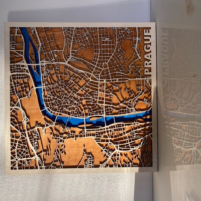 Dubai 3D Layered Map SVG DXF Digital Download Dubai Map / Instant ...