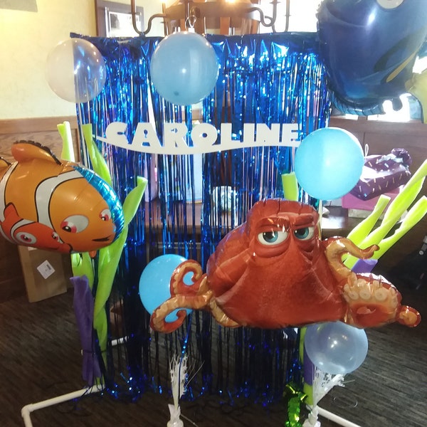 Personalized Nursery Name Sign Kids Room Decor From Finding Nemo Wood ...