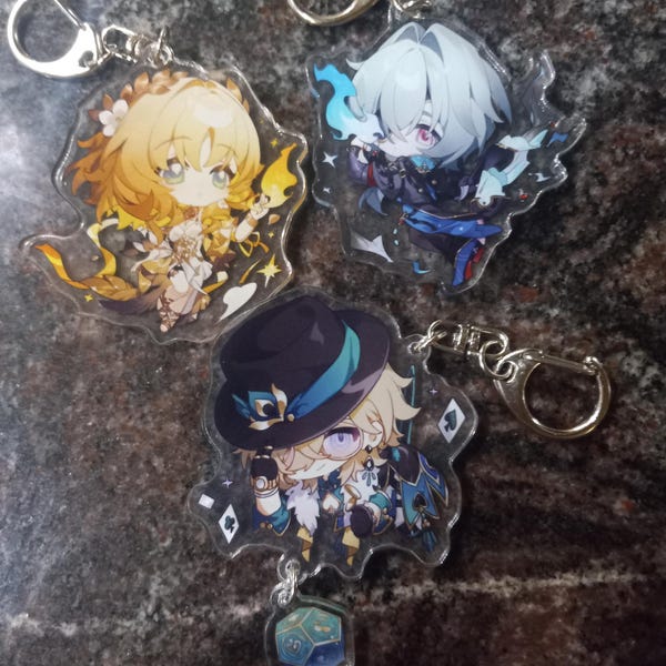Buy 2 Get 1 Free Honkai Star Rail HSR Acrylic Charm --56 Characters ...