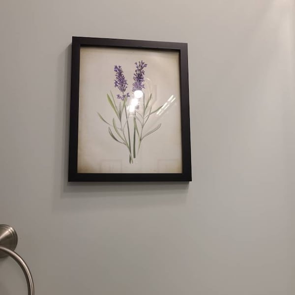 Vintage Watercolor Lavender Print. Botanical Print. Art Print. Lavender ...