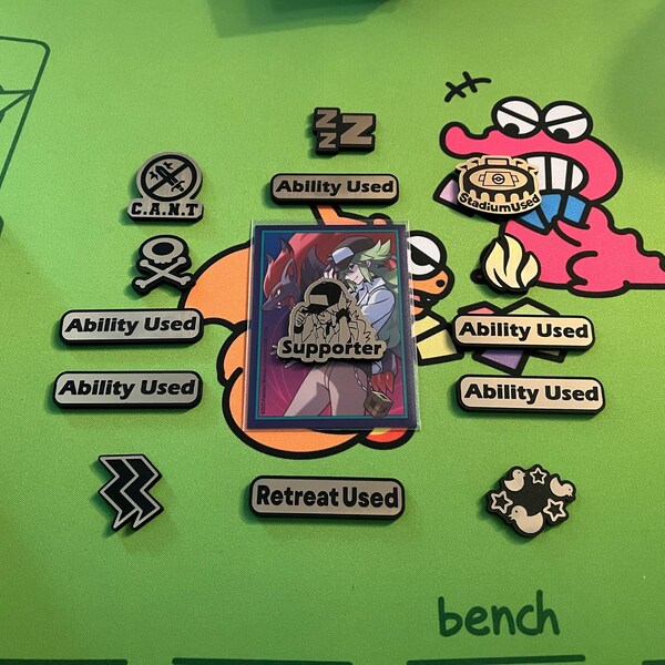 Damage Counters - Pokemon TCG - Damage Markers, Damage Tokens ...