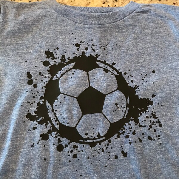 Paint Splatter Soccer, Soccer Design Svg, Soccer Ball Svg, Soccer Life ...