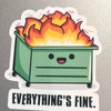 Cute Dumpster Fire Sticker - Etsy