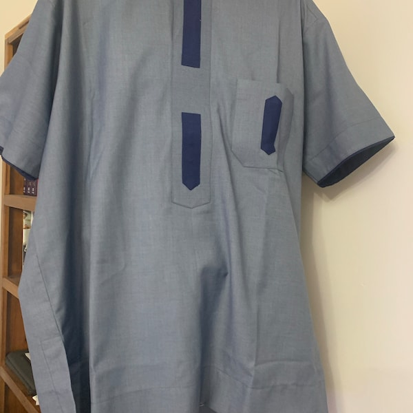 Navy Blue AGBADA, AGBADA for Men, African AGBADA, African Wedding Suit ...