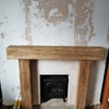 Stunning Traditional Solid Oak Beam Fire Surround With Fitting Kit. 1 ...