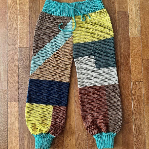 Crochet Pants Pattern PDF - Eggpants Parmesyarn - Etsy