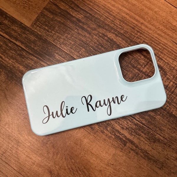 Monogram Initials iPhone 13 Case Big Initials iPhone 15 Case ...