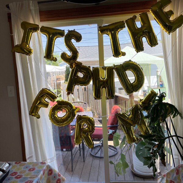 PHD Graduation Banner Doctorate Graduation Sign | PHD Degree Grad Party ...