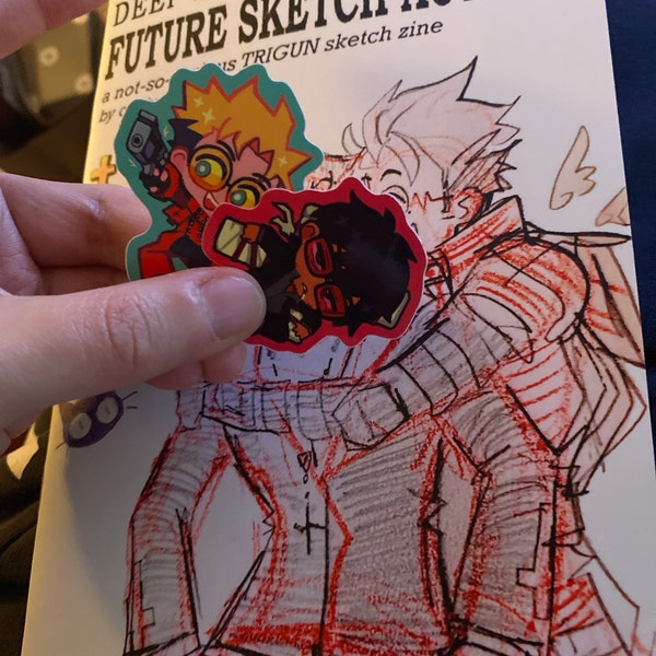 PREORDER Deep Space Action Trigun Sketch Zine - Etsy