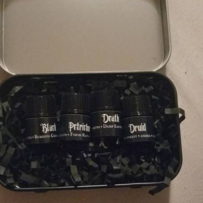 VAMPIRE BLOOD Goth Perfume Oil Alternative Unique Fragrance Mahogany ...