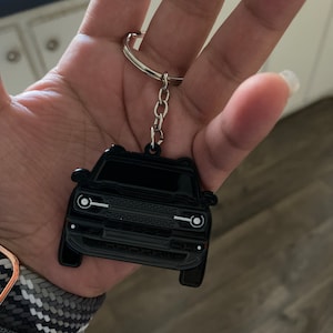 Keychain for Bronco Sport BLACK Double Sided Key Ring Gift for - Etsy