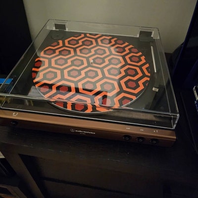 Overlook Hotel Pattern Turntable Slipmat 12 LP Record Player, DJ Slipmat 16oz Felt W/ Glazed ...