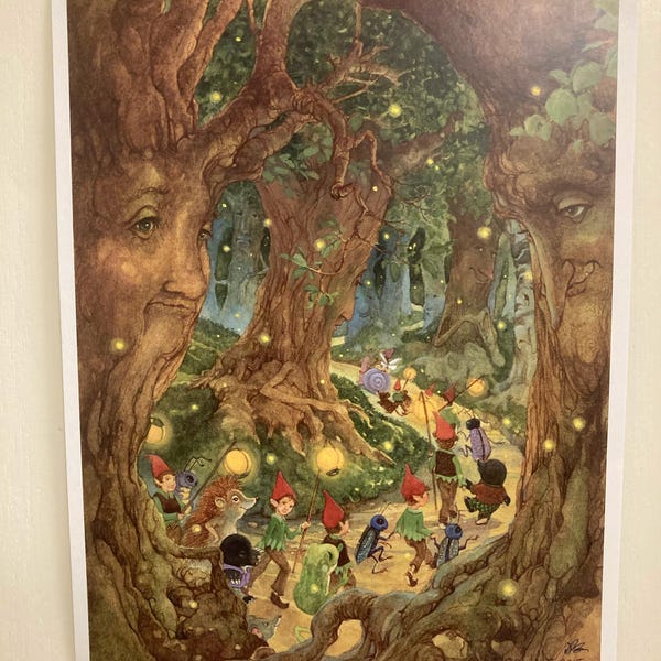 Titania and Puck Midsummer Night's Dream 8.5x11 Signed Print - Etsy