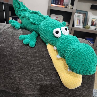 Crocodile Amigurumi Crochet Pattern, Alligator, Croc, Gator, Aligator ...