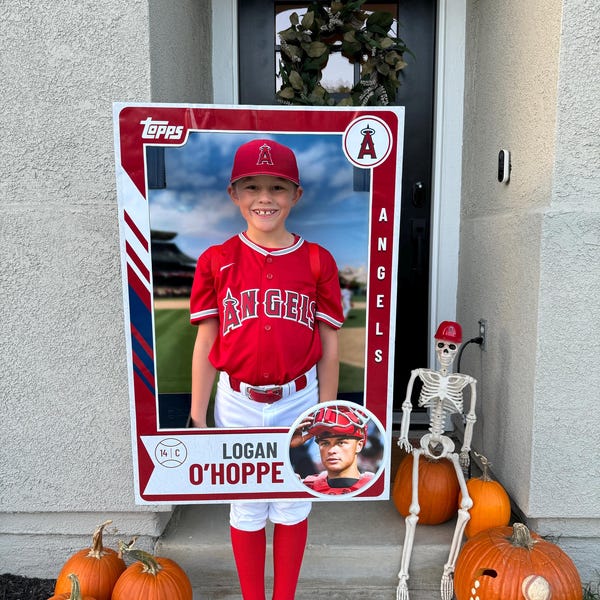 Custom Sports Trading Card Costume | DIY Wearable Sports Card ...