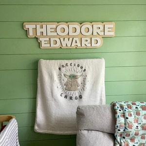 Custom Wooden Outline Name Sign - Etsy