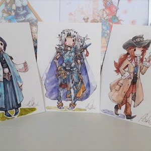 A4 / A5 Final Fantasy IX Art Print FF9 Zidane Vivi Garnet - Etsy