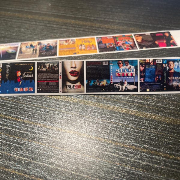 200 Miniature DVD Covers for 1:12 Scale Dollhouse Printable for ...