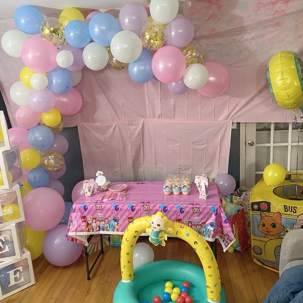 Royal Blue and Silver Balloon Garland Birthday Party Decorations Wedding Baby Shower Room Layout ...