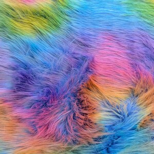 Shaggy White Faux Fur Table Placemat, Table Runner, Decoration Square ...