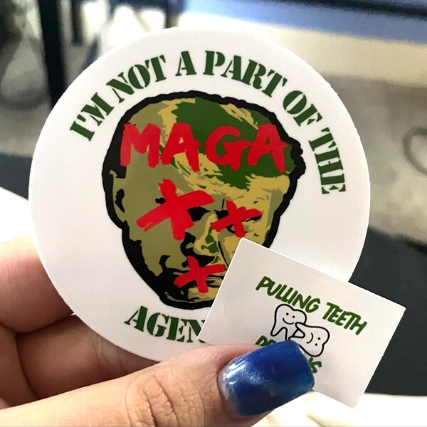 Sticker Pixelated Green Day Set of 3 Woodstock Dookie Glossy 2.5" Two ...