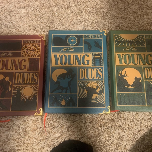 All the Young Dudes Book Full Series. 2 Styles Hardcover Bookbinding. 3 ...