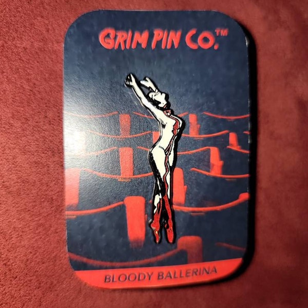 Suspiria Horror Film Inspired "bloody Ballerina" Hard Enamel Pin With ...