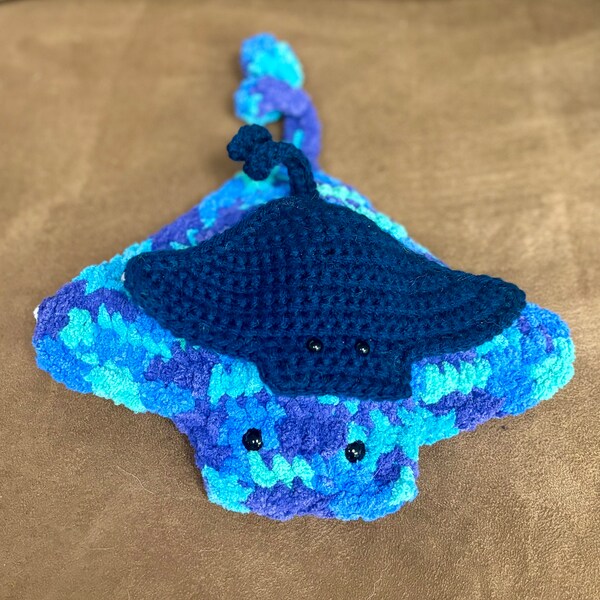 PATTERN: Raymond the Ray Pattern - Amigurumi Manta Ray Pattern ...