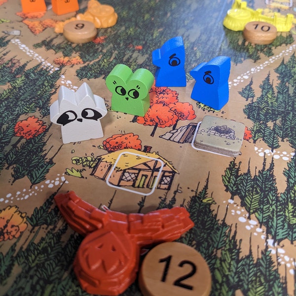 Number Game Tokens Standard Numbers 1-10/roman Numerals 1-10 or Custom ...