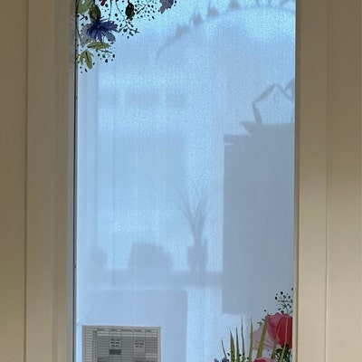 2x Spring Corner Window Clings Decals Reusable Easter Egg Bunny Rabbit ...