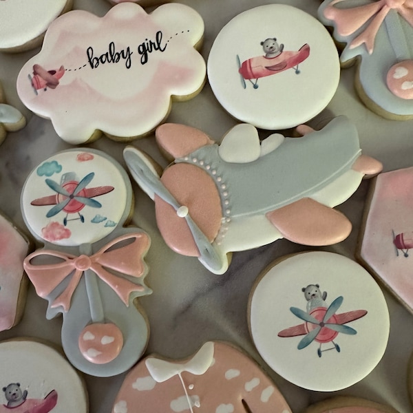 Cute Vintage Airplane Cookie Cutter - Perfect for Baby Shower, Birthday ...